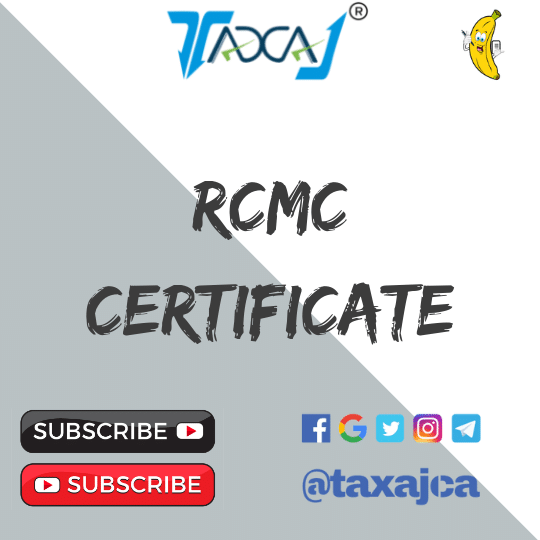 RCMC Certificate Apply Online | RCMC Registration Process