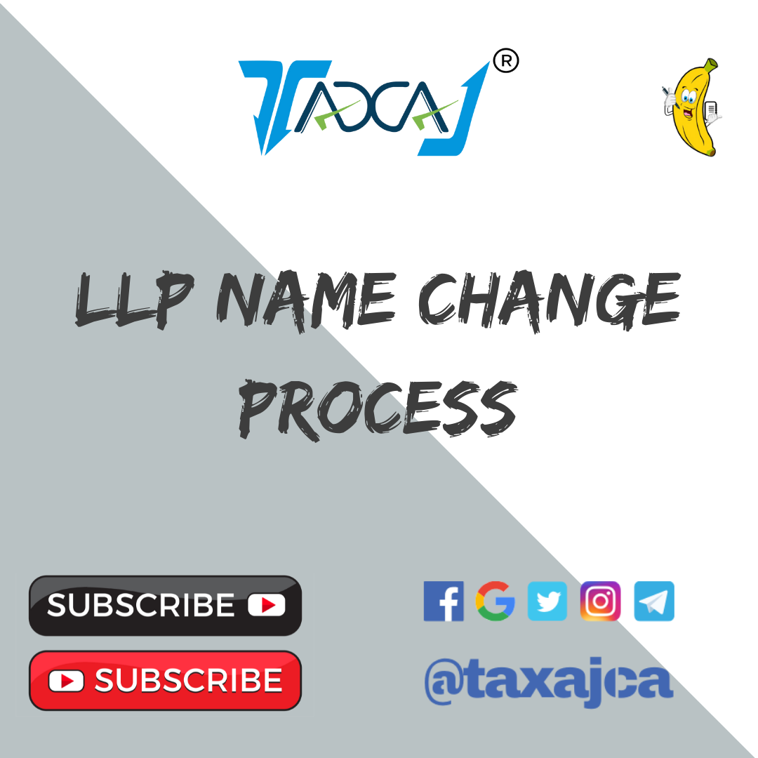 LLP Name Change Procedure Online