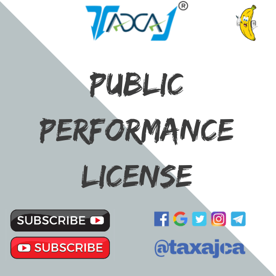 Public Performance License in India