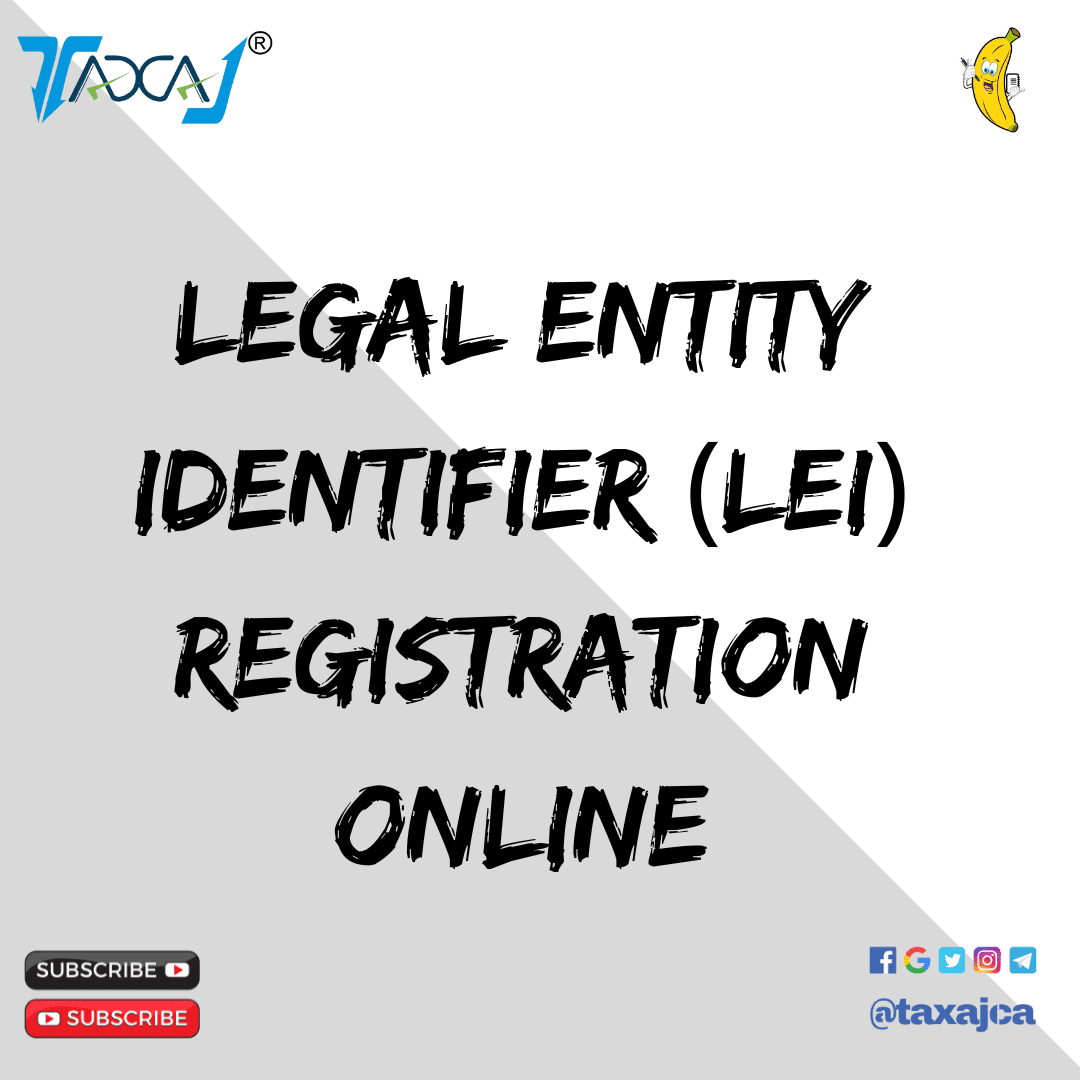 Legal Entity Identifier (LEI) Registration Online
