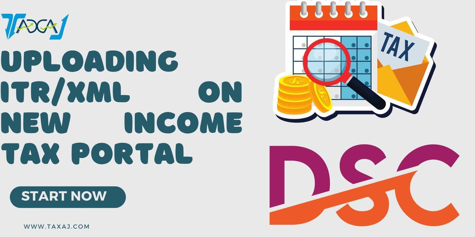 How to Upload ITR in New Income Tax Portal | TAXAJ